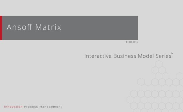 Ansoff Matrix - A7 Hub